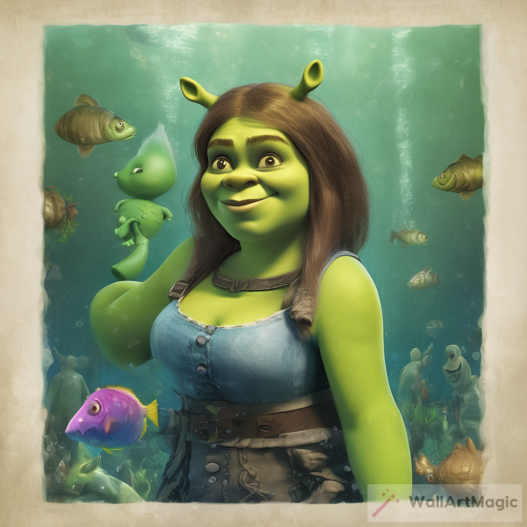 Shrek as a Girl: Exploring the Underwater Look | WallArtMagic