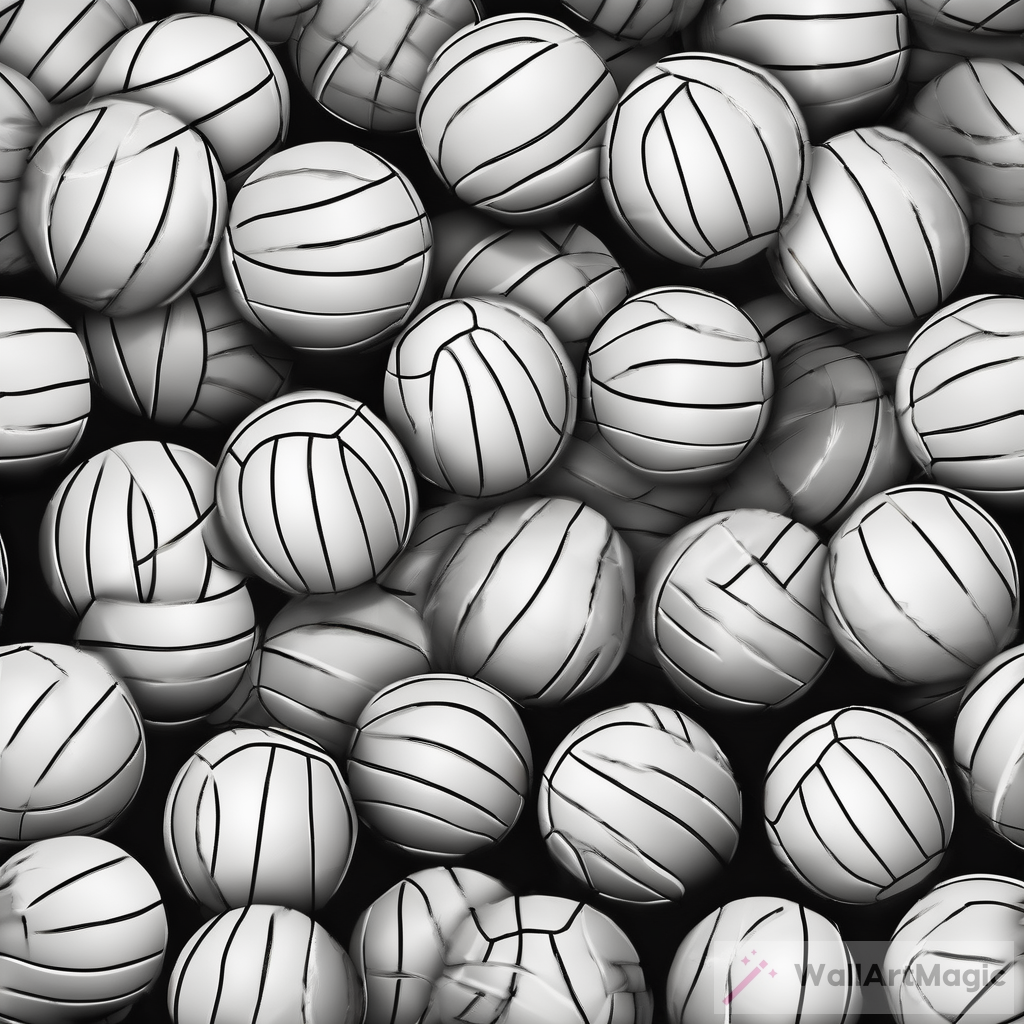 Exploring Volleyball Texture Impact | WallArtMagic