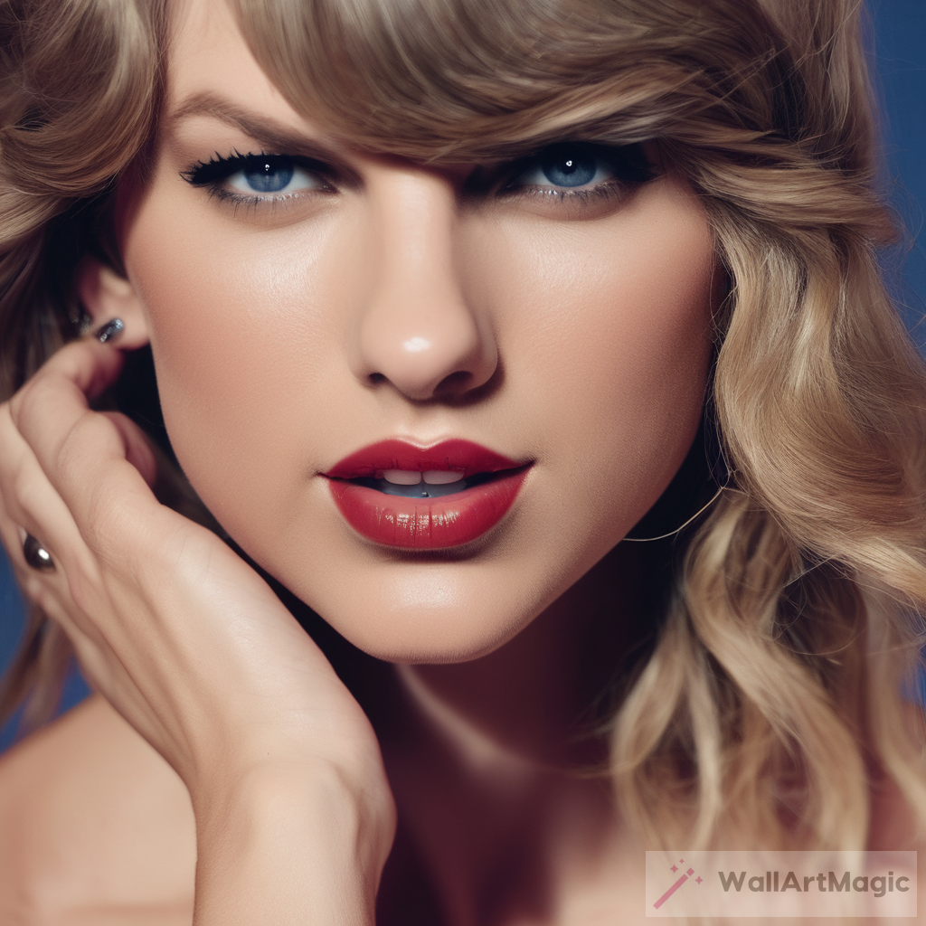 Captivating Taylor Swift Face Expressions | WallArtMagic